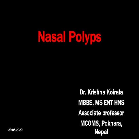 Nasal polyps | PPT