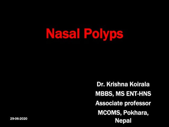 Nasalpolyps | PPTX