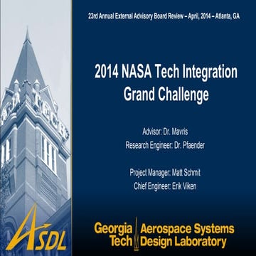 NASA Tech Integration Georgia Tech Grand Challenge | PPT