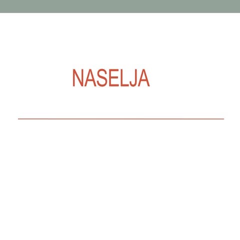 Naselja | PPTX