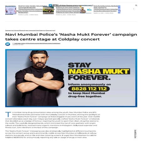 nasha mukt press coverage agecny reporter | PDF