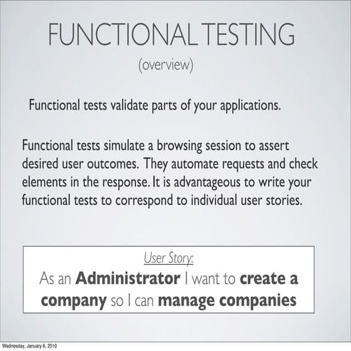 Nashville Symfony Functional Testing Ppt
