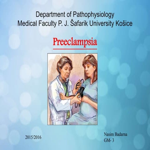 pre eclampsia | PPTX