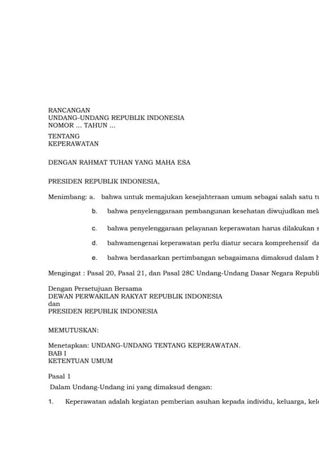 uu perawat | PDF