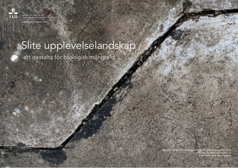 Slite recreational landscape - to design for biodiversity