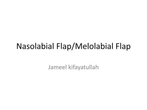 Lip splitting incisions | PPT