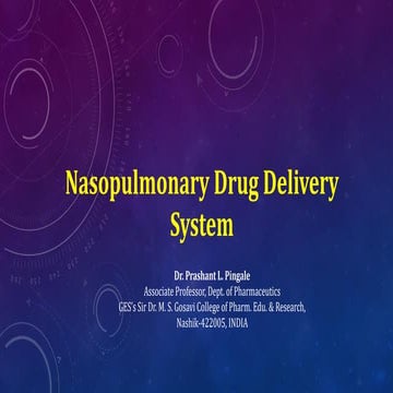 Implantable Drug Delivery System | PPTX