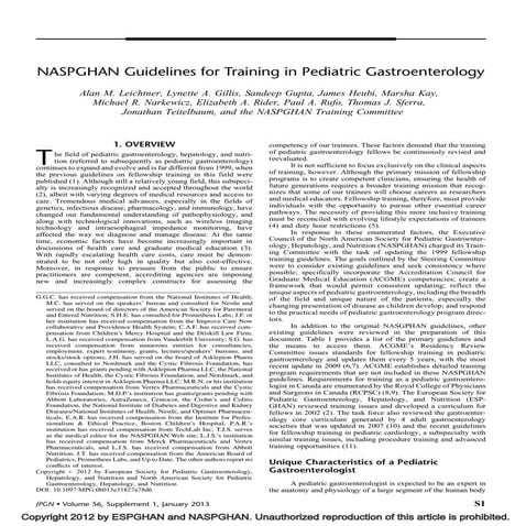 Naspghan guidelines for_training_in_pediatric.1 | PDF