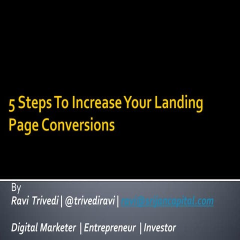 The Seven Habits of Highly Effective Conversion Optimisers