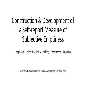 2019 NASSPD Conference Oral Presentation | PDF | Mental Health ...