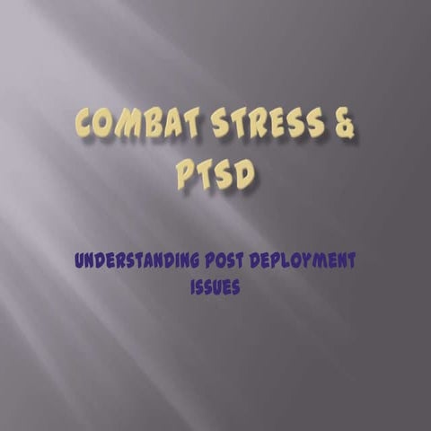 PTSD Presentation | PPTX