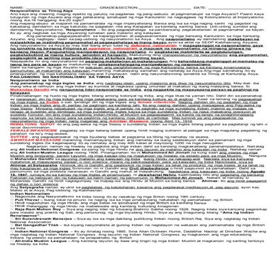 Nasyonalismo sa Timog-Silangang Asya | PPTX