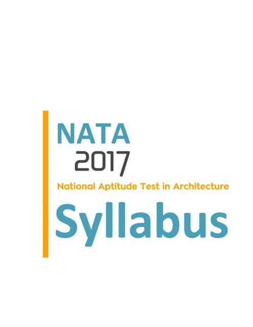 Nata Study Material | PDF
