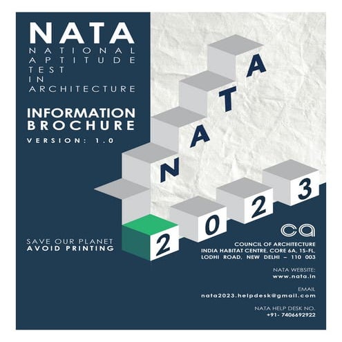 NATA syllabus in Bangalore | PDF