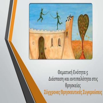 Σύγχρονες Θρησκευτικές Συγκρούσεις | PPTX