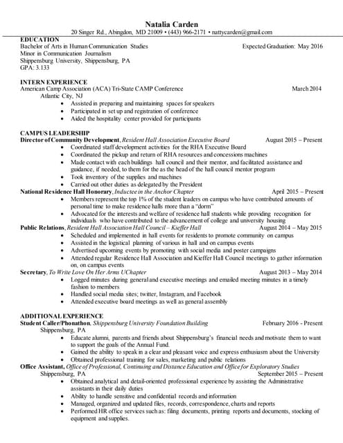 UPDATED Resume | PDF