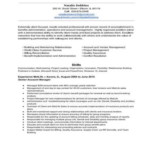 Natalie dobbins 2016 resume | PDF