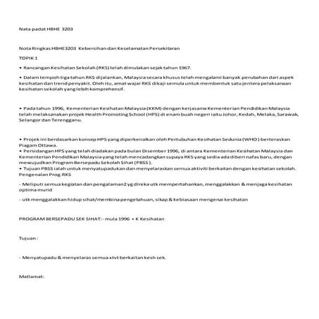 Nata padat hbhe 3203 | PDF