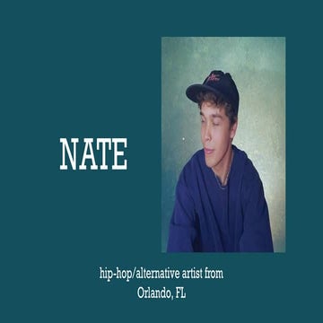 Artist Pitch: Nate | PPT
