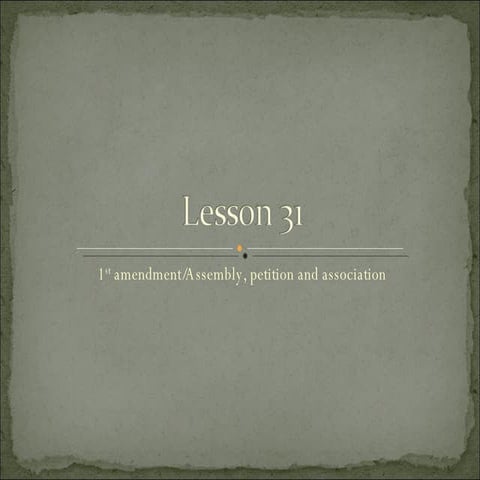 Lesson 31 | PPT