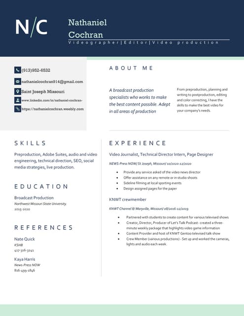 Alex king resume | PDF