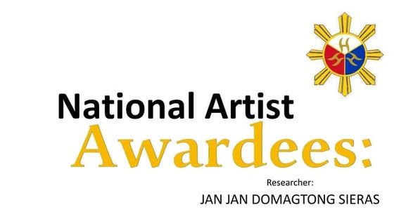 CONTEMPORARY PHILIPPINE ARTS FROM THE REGIONS NATIONAL-ARTISTS | PPTX ...