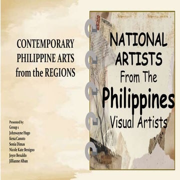 CONTEMPORARY PHILIPPINE ARTS FROM THE REGIONS NATIONAL-ARTISTS | PPTX