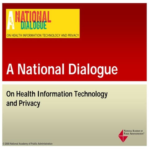 National Dialogue overview | PDF