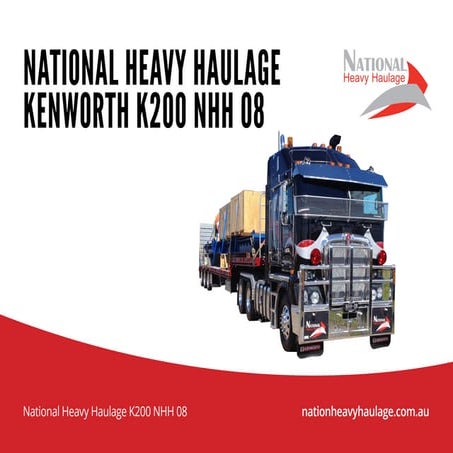 National Heavy Haulage K200 NHH 08 | PDF