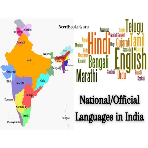 List of 22 Indian languages, including the national language | PPT
