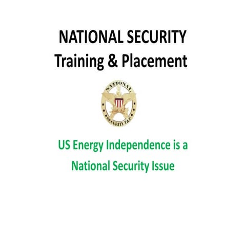 Energy of National Security | PDF