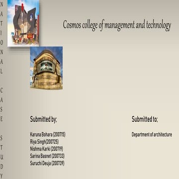 commercial complex case study and informations | PPTX