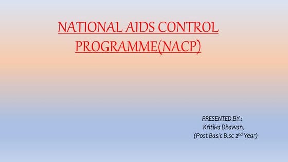 National std control programme 11 | PPTX