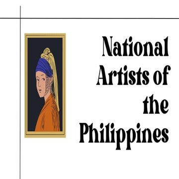 CPAR - Q1 Week 4 The National Artists of the Philippines | PPTX