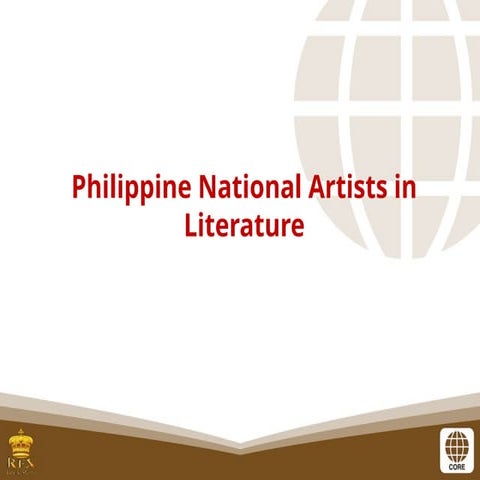 national artist philippine.pptx with their recognition | PPTX