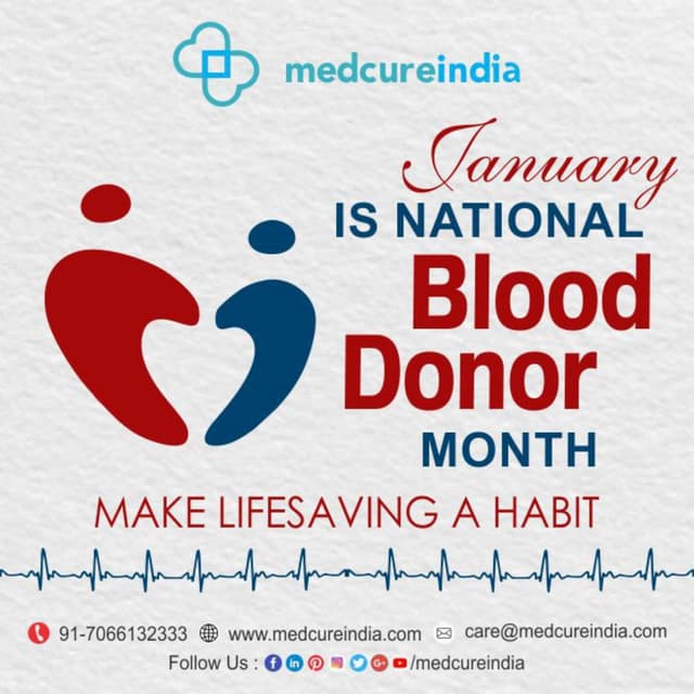 National Blood Donor Month | MedcureIndia | PDF