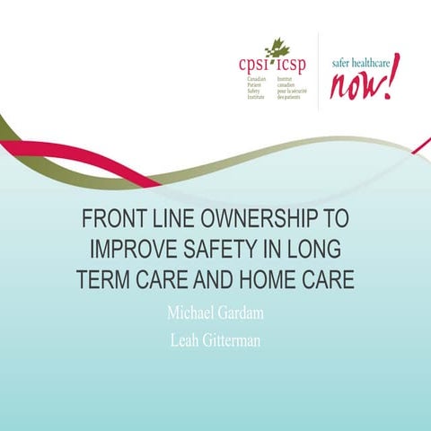 Infection Prevention and Control Strategies in Home Care and Long Term ...