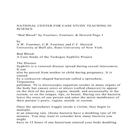 Tuskegee study | PPTX