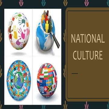 National culture | PPTX