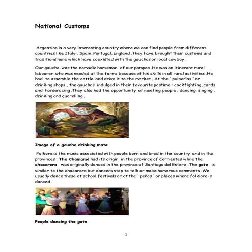 National customs | DOCX