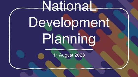 Comprehensive Development Plan | PPTX