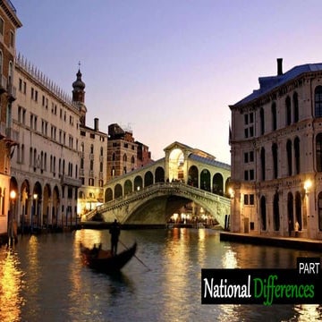 National differences | PPT