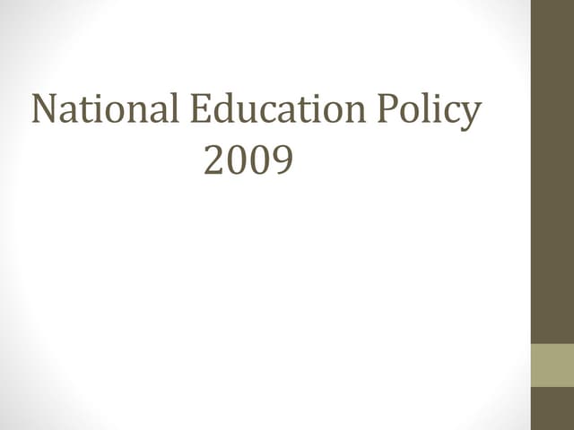 Educational Reforms in Pakistan, Educational Policy 2017, and Vision ...