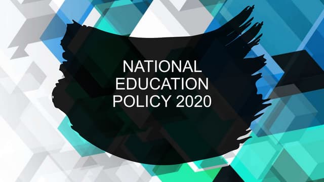 Overview of principles of NEP 2020 | PPTX