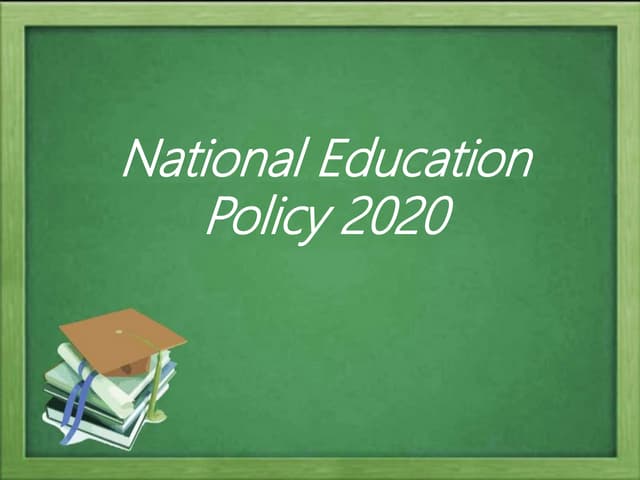 Overview of principles of NEP 2020 | PPTX