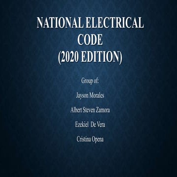 National electrical code.pptx