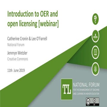 An Introduction to Open Educational Resources (OER) & Open Licensing ...