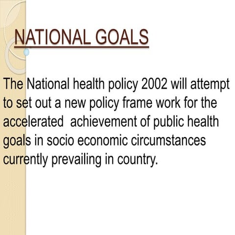 National goals | PPTX