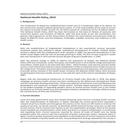 National Health Policy 2019_DoHS Annual Report_Public Health Update.pdf