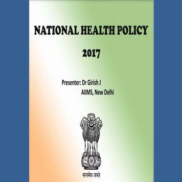National Health Policy | PPTX